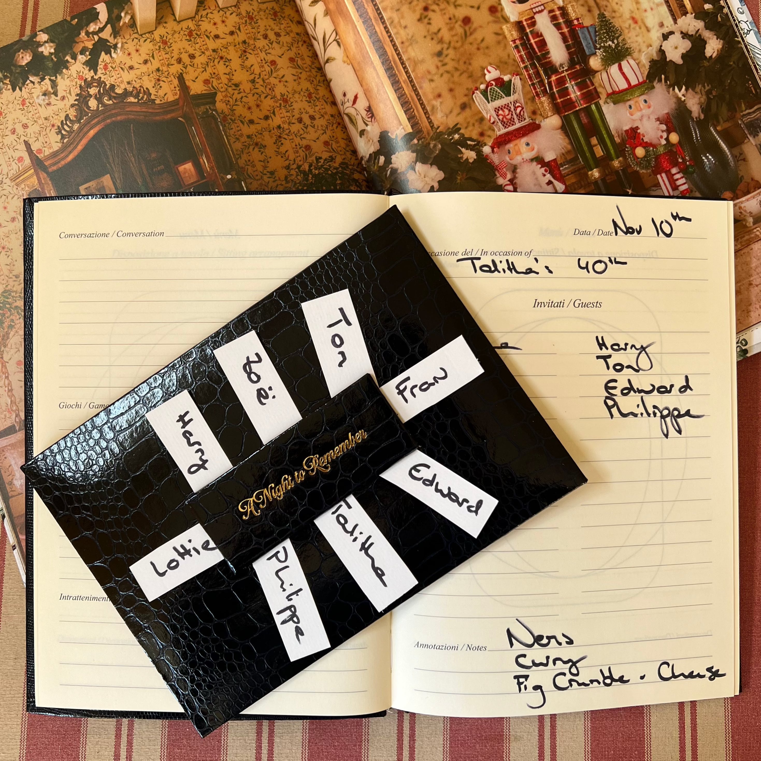 The Ultimate Dinner Kit - A5 Dinner party book, table seating planner ...