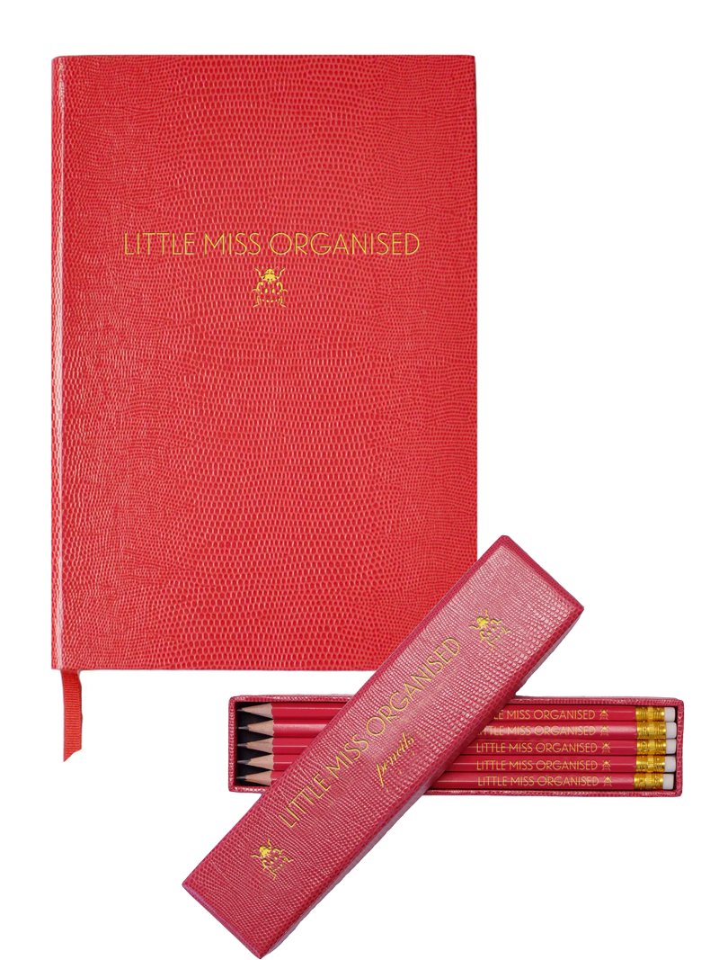 Gift Set LITTLE MISS ORGANISED pocket book + pencils – Sloane Stationery