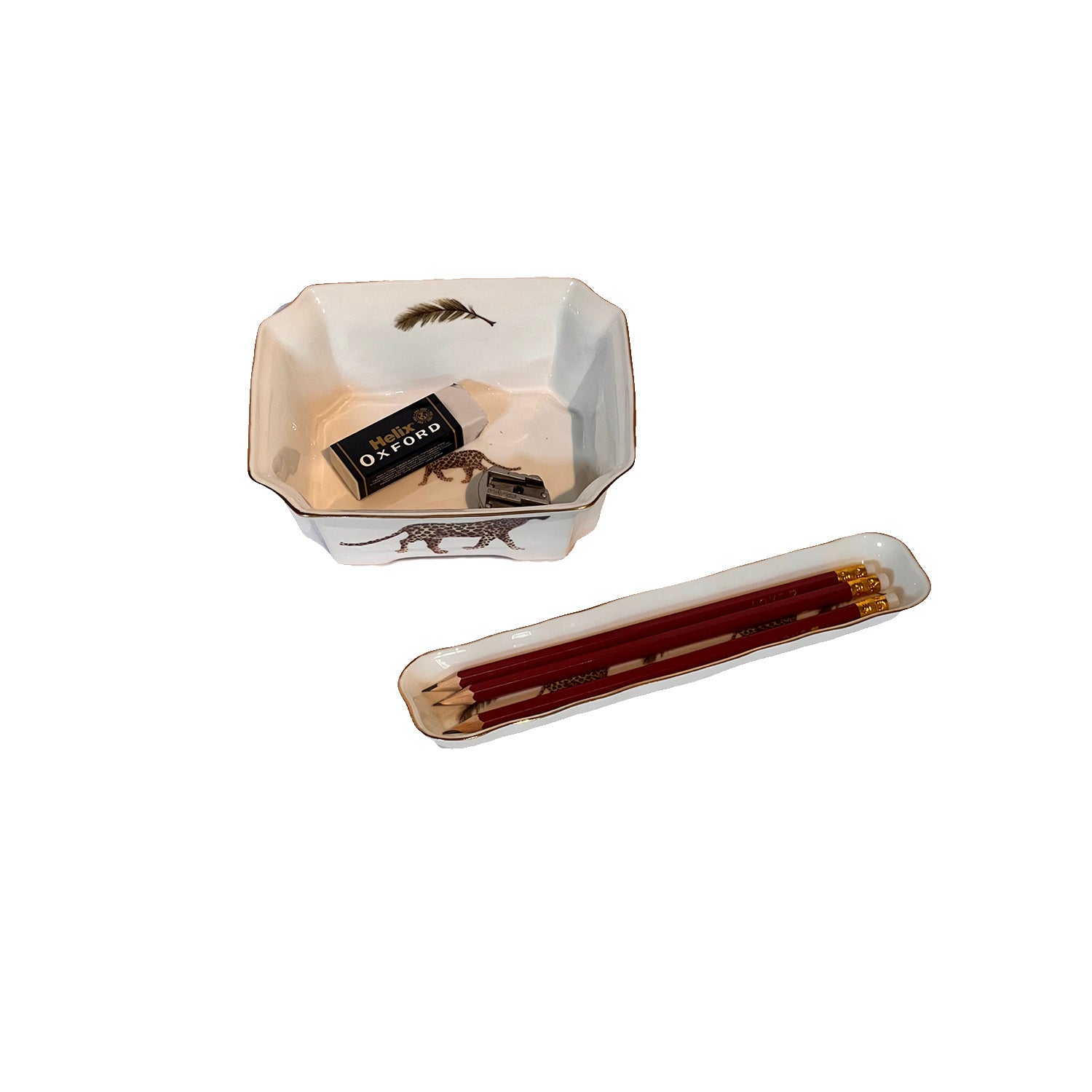 Pen Tray - Leopard – Sloane Stationery