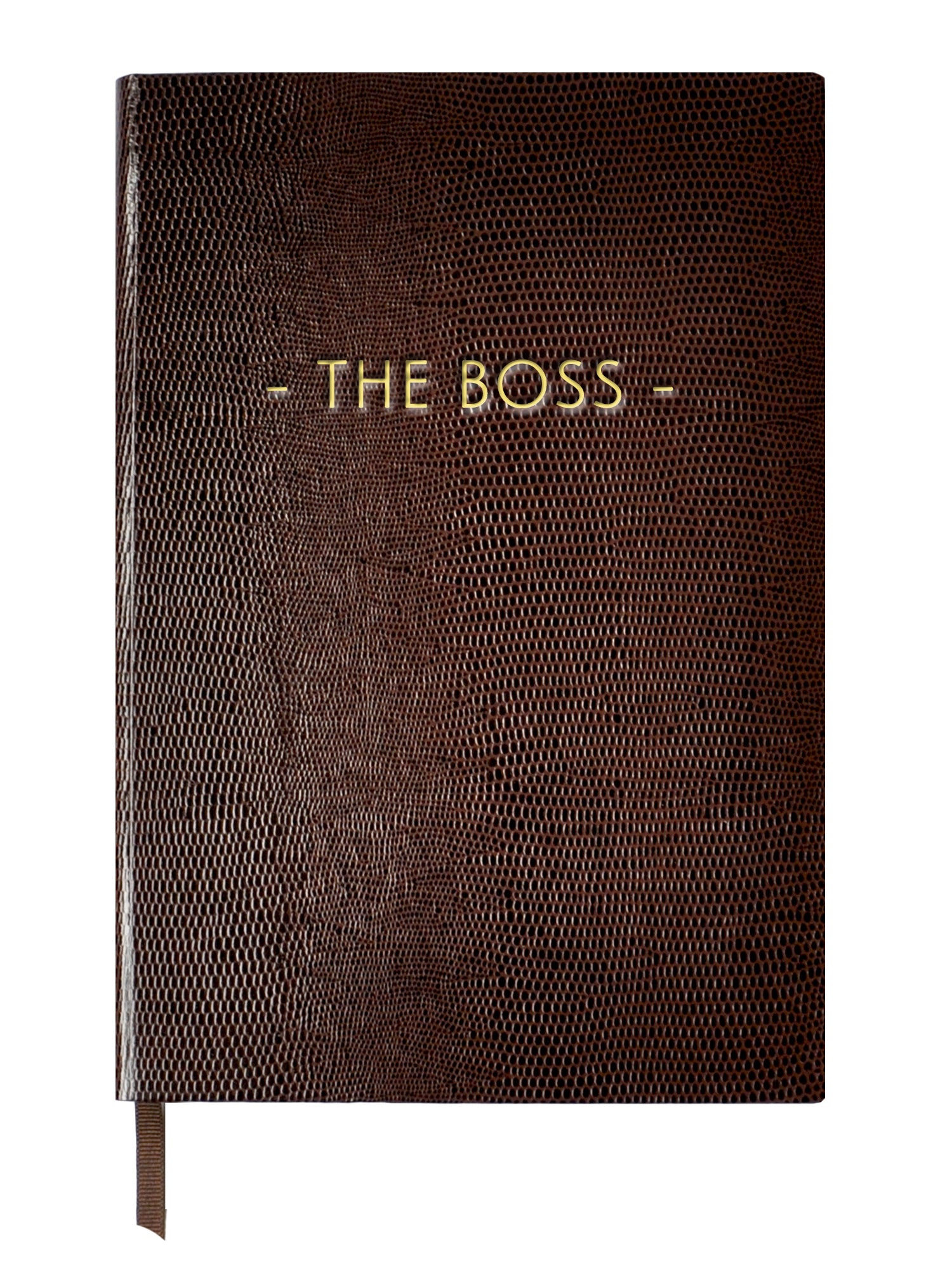 THE BOSS - A5 NOTEBOOK Chocolate – Sloane Stationery